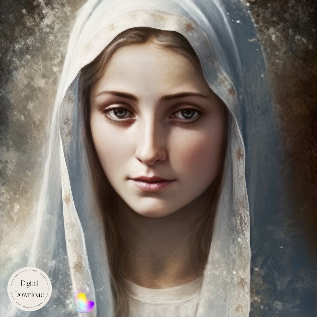 Mother Mary Shrine Decor Printables | Mother Mary Religious Printable ...