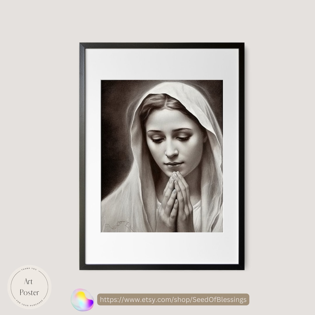 Our Lady of Fatima Portrait - Religious Wall Art - Catholic Decor ...