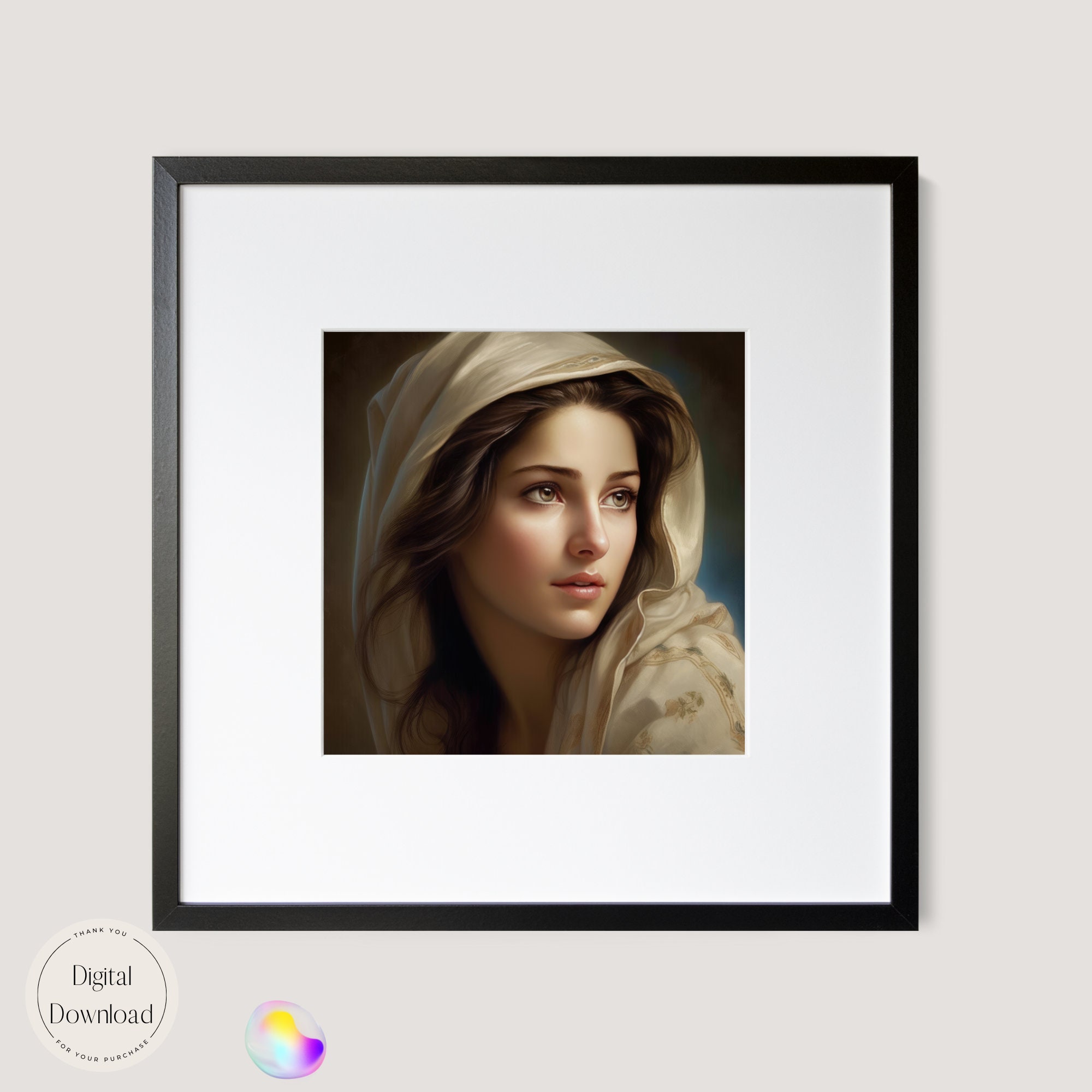 Mother Mary Religious Printable Art 351 | Instant Download | Sacred ...