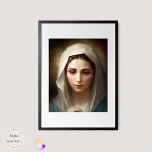 Catholic Marian Icon Printables | Mother Mary Religious Printable Art ...