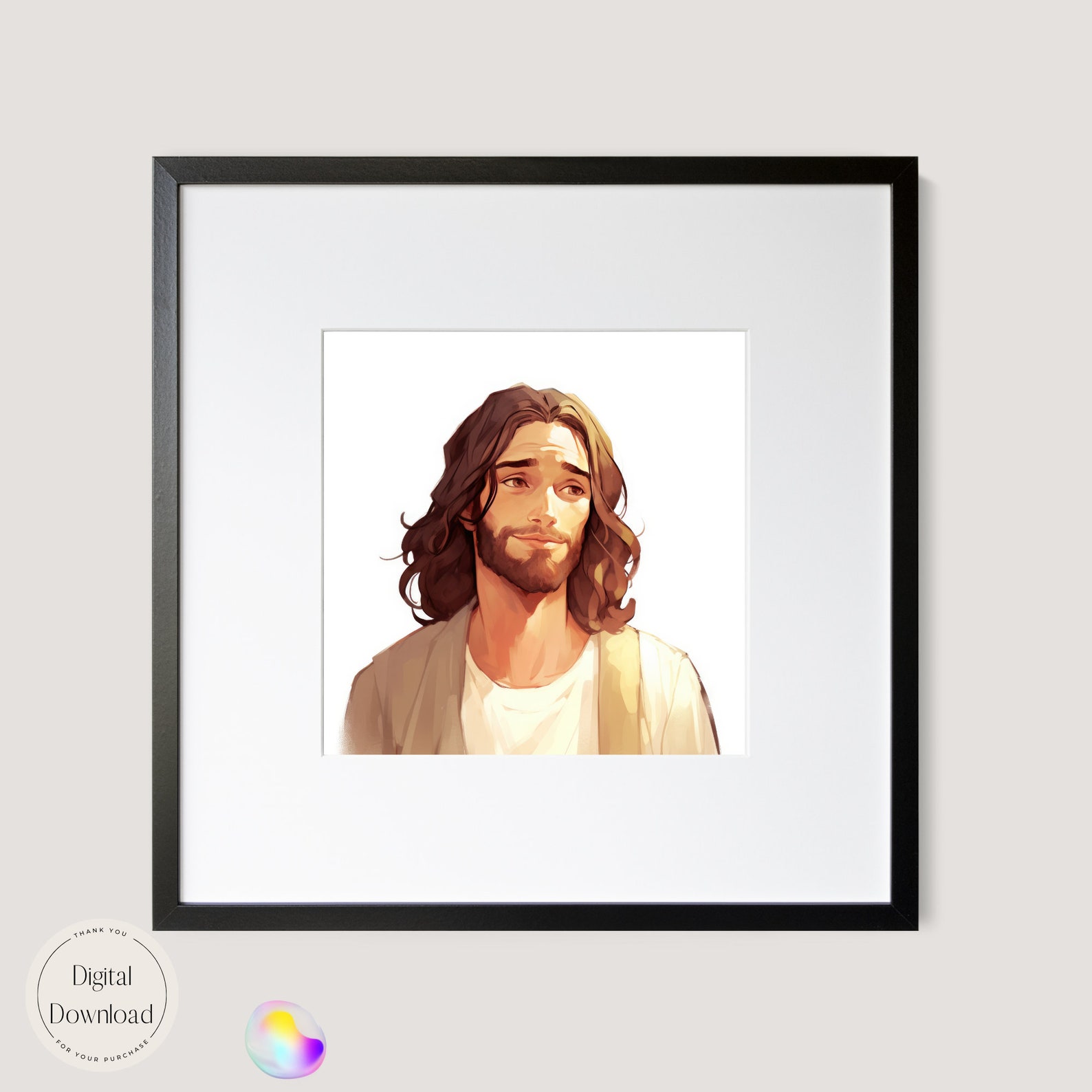 Jesus Christ Religious Printable Art 136 Instant Download Divine ...