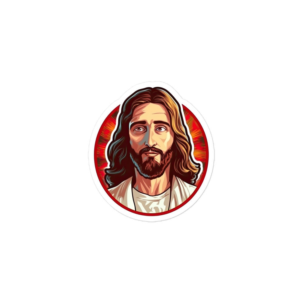 Miraculous Healing of Jesus Christ Decal for Comfort and Peace Cute ...