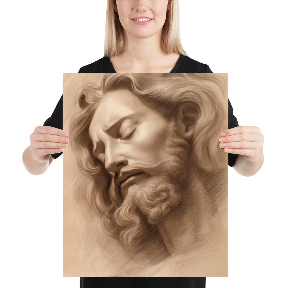 Jesus Christ Portrait, Art to Show Your Faith, Beautiful Addition to ...