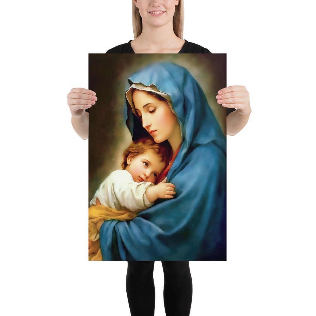 Art Poster | Immaculate Conception: Christian Home Accents - Etsy