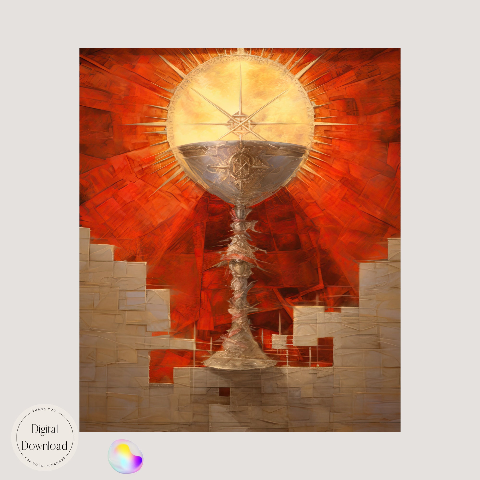 Eucharist Printable Art 3 | Instant Download | Holy Eucharist Icon ...