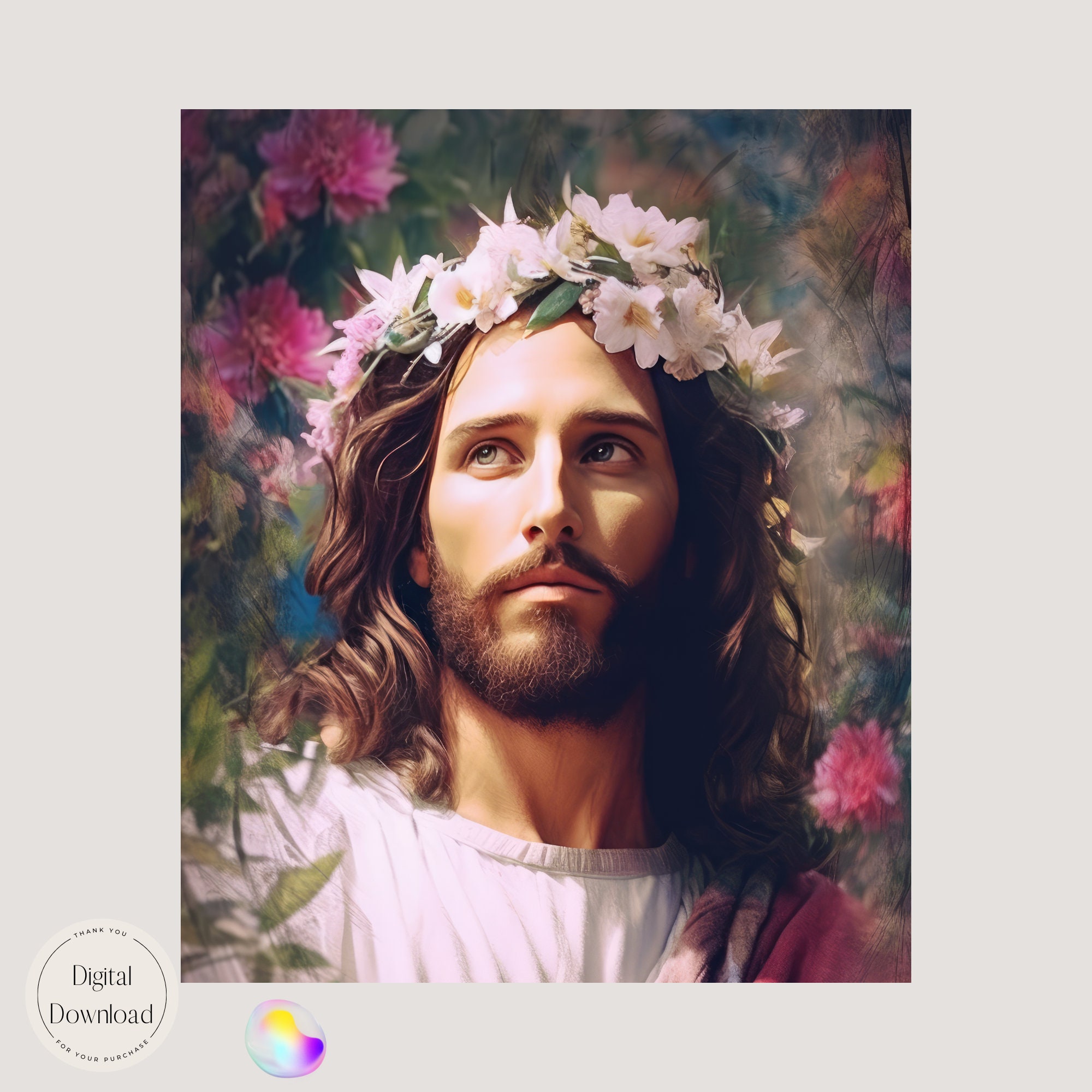 Jesus Christ Religious Printable Art 146 | Instant Download | Messiah's ...
