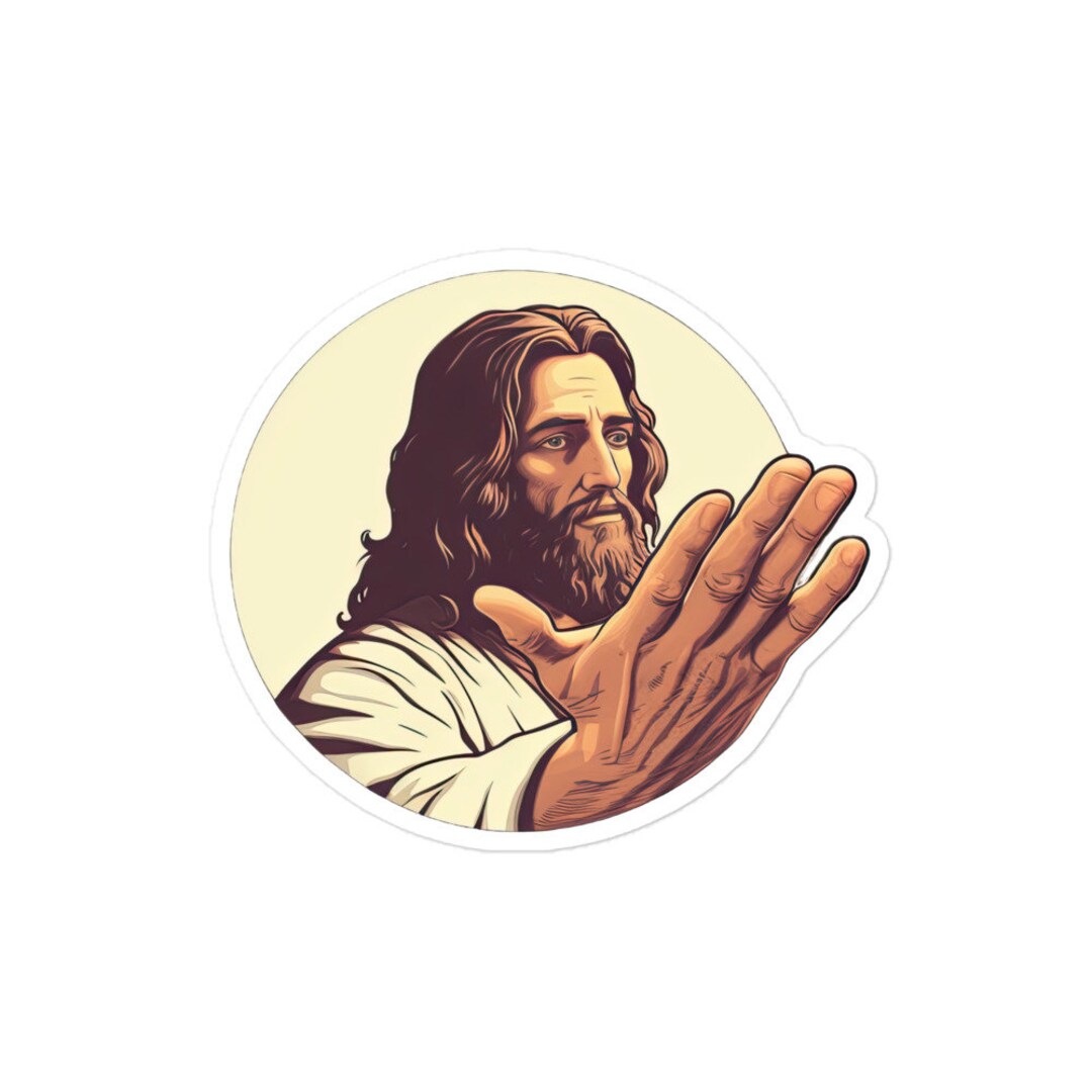 Holy Spirit-guided Jesus Christ Decal for Spiritual Reflection - Etsy