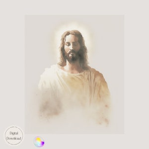 Jesus Christ Religious Printable Art 84 | Instant Download | Messiah's ...