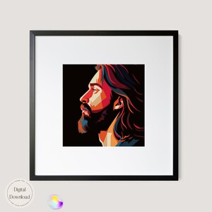 Jesus Christ Religious Printable Art 55 Instant Download Eternal ...