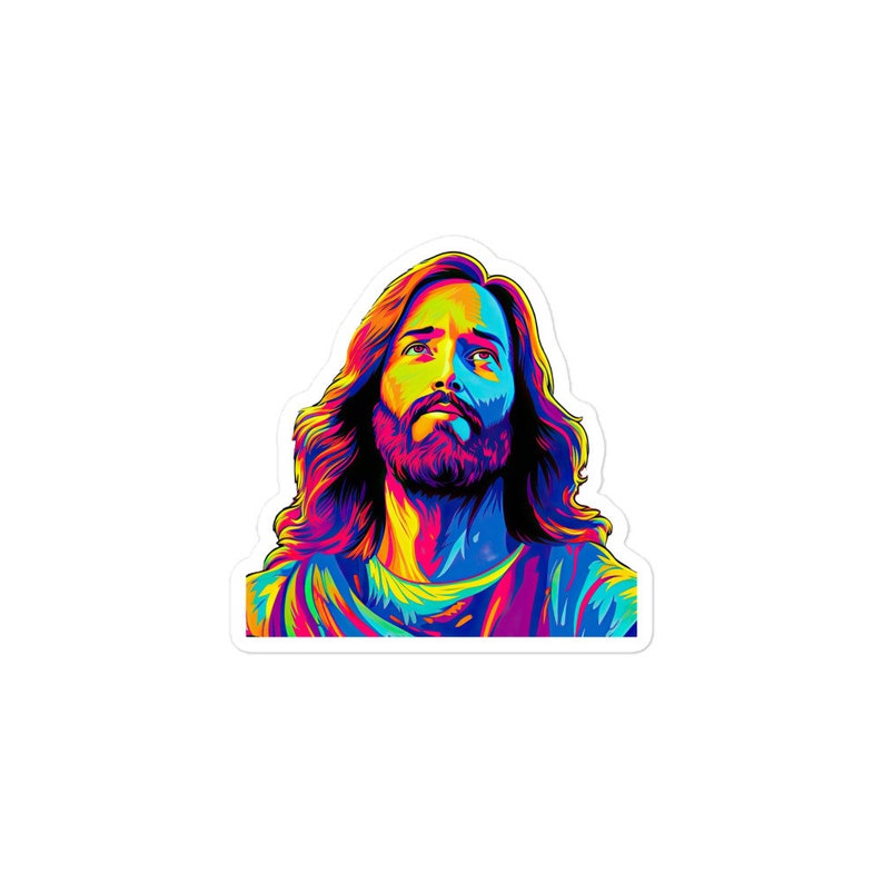 Jesus Christ Decal Kiss-cut & Bubble-free Stickers - Etsy