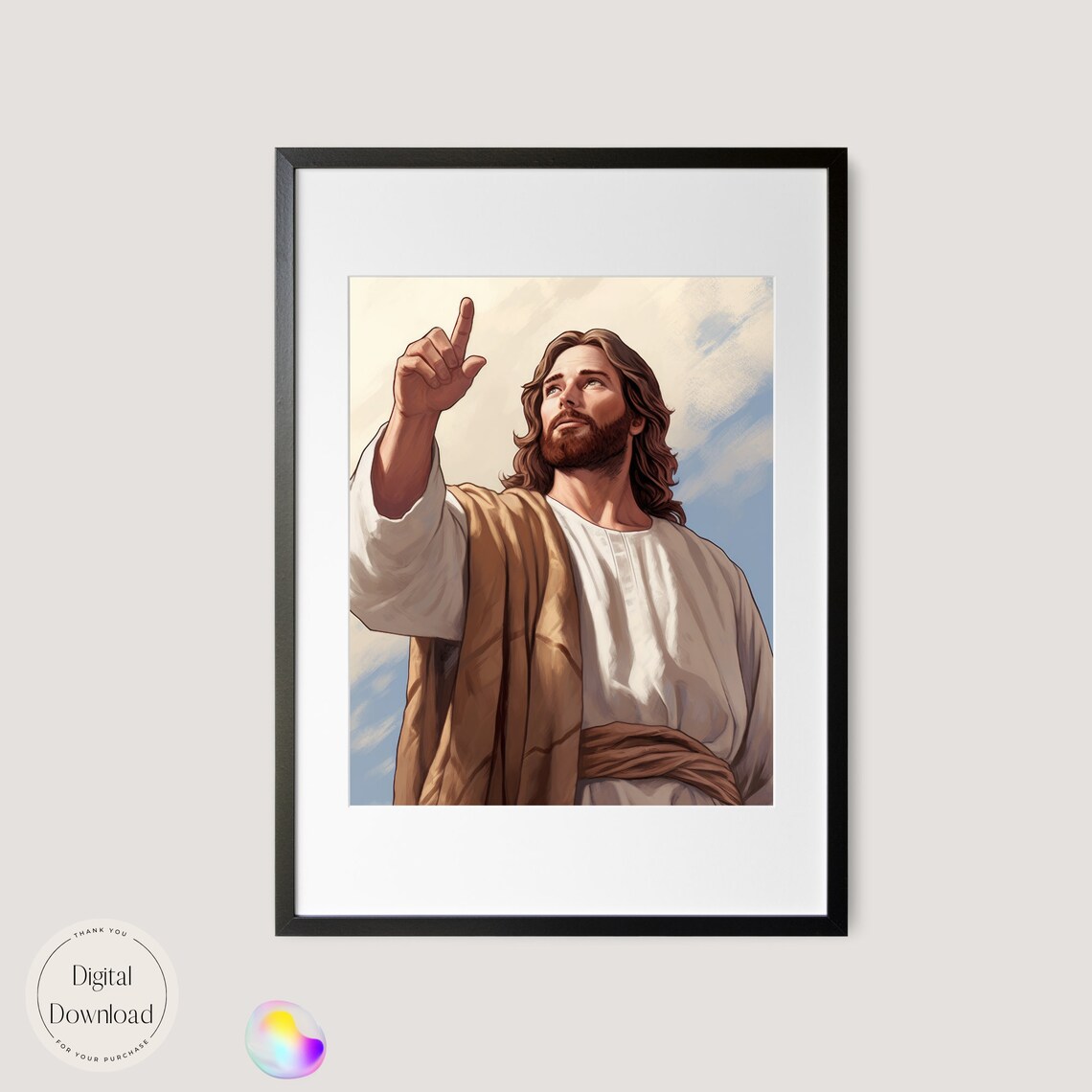 Jesus Christ Religious Printable Art 115 Instant Download Divine ...