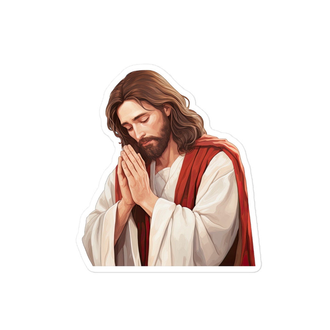 Son of God Decal for Religious Symbolism | Cute Jesus Sticker | Cartoon ...