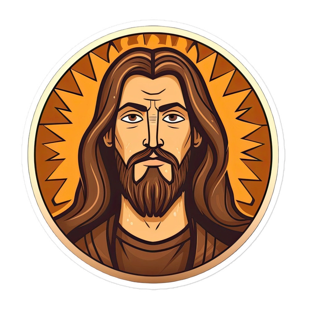 Jesus Christ Sticker Kiss-cut & Bubble-free Premium Stickers - Etsy