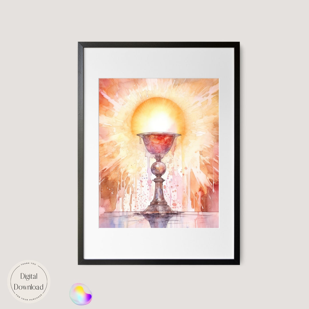 Eucharist Printable Art 5 | Instant Download | Eucharist Symbolism Wall ...