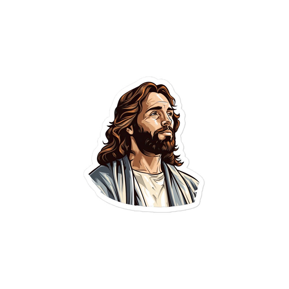 Jesus Christ Sticker Kiss-cut & Bubble-free Premium Stickers - Etsy