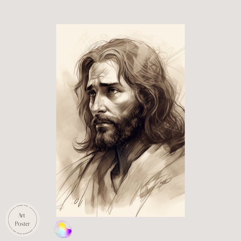 Jesus Christ Portrait Art to Show Your Faith Beautiful - Etsy