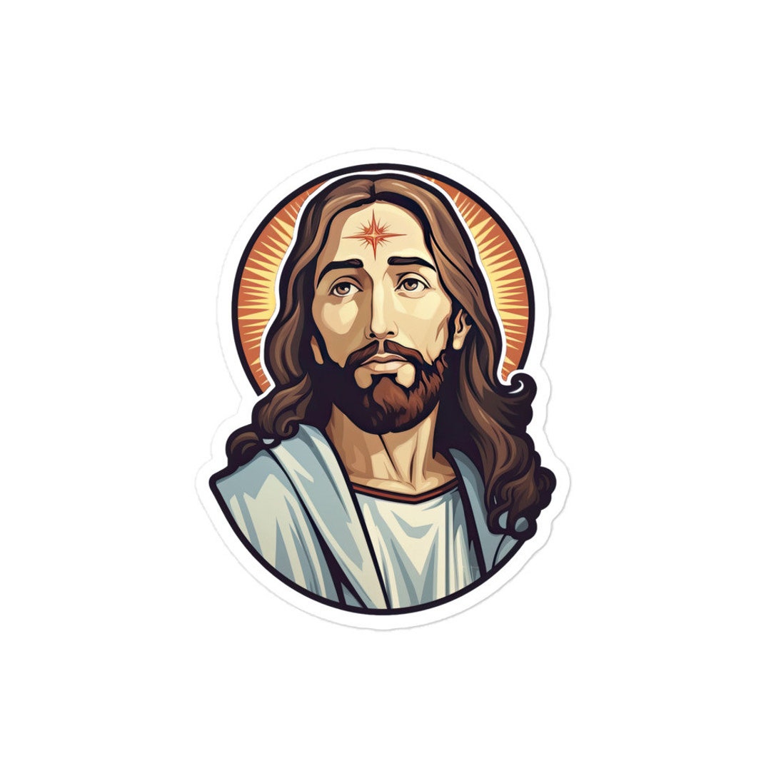 Divine Intercession of Jesus Christ Vinyl Sticker for Prayerful Moments ...