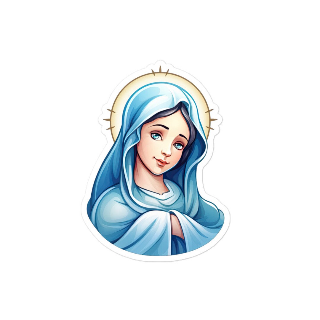 Immaculate Conception Sticker for Religious Art Projects - Etsy