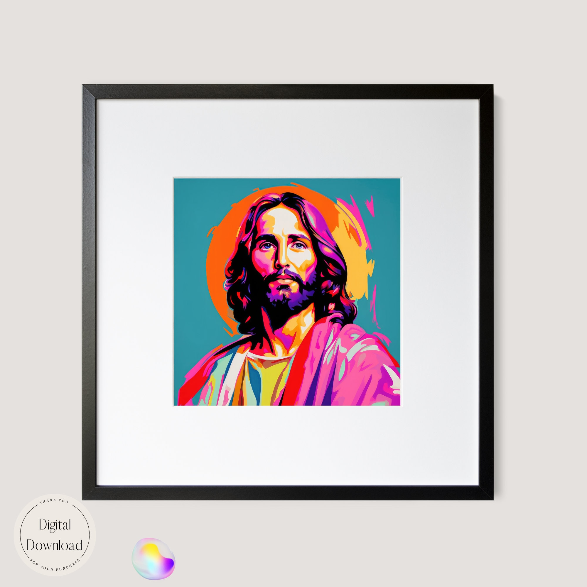 Jesus Christ Religious Printable Art 67 | Instant Download | Eternal ...