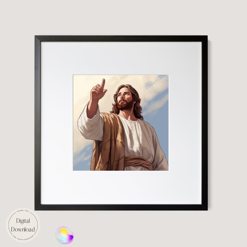 Jesus Christ Religious Printable Art 115 Instant Download Divine ...