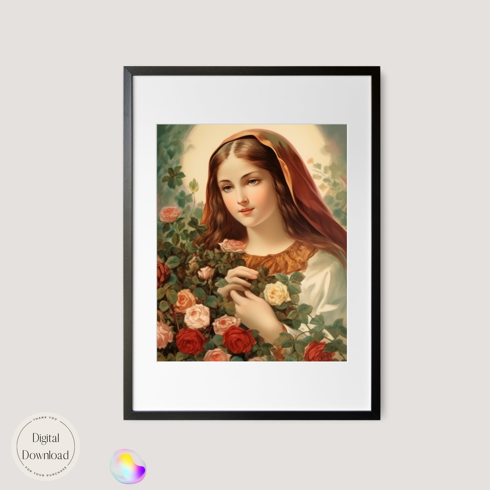 Miracle of Mary Printable Images Divine Mother Mary Graceful Prints ...