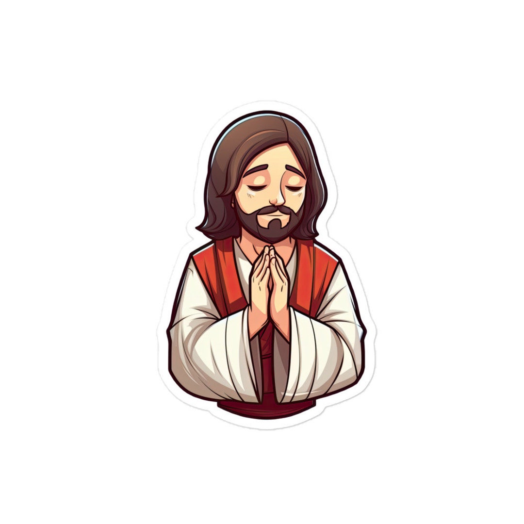 Heavenly Light of Jesus Christ Decal for Sacred Decor Cute Jesus ...