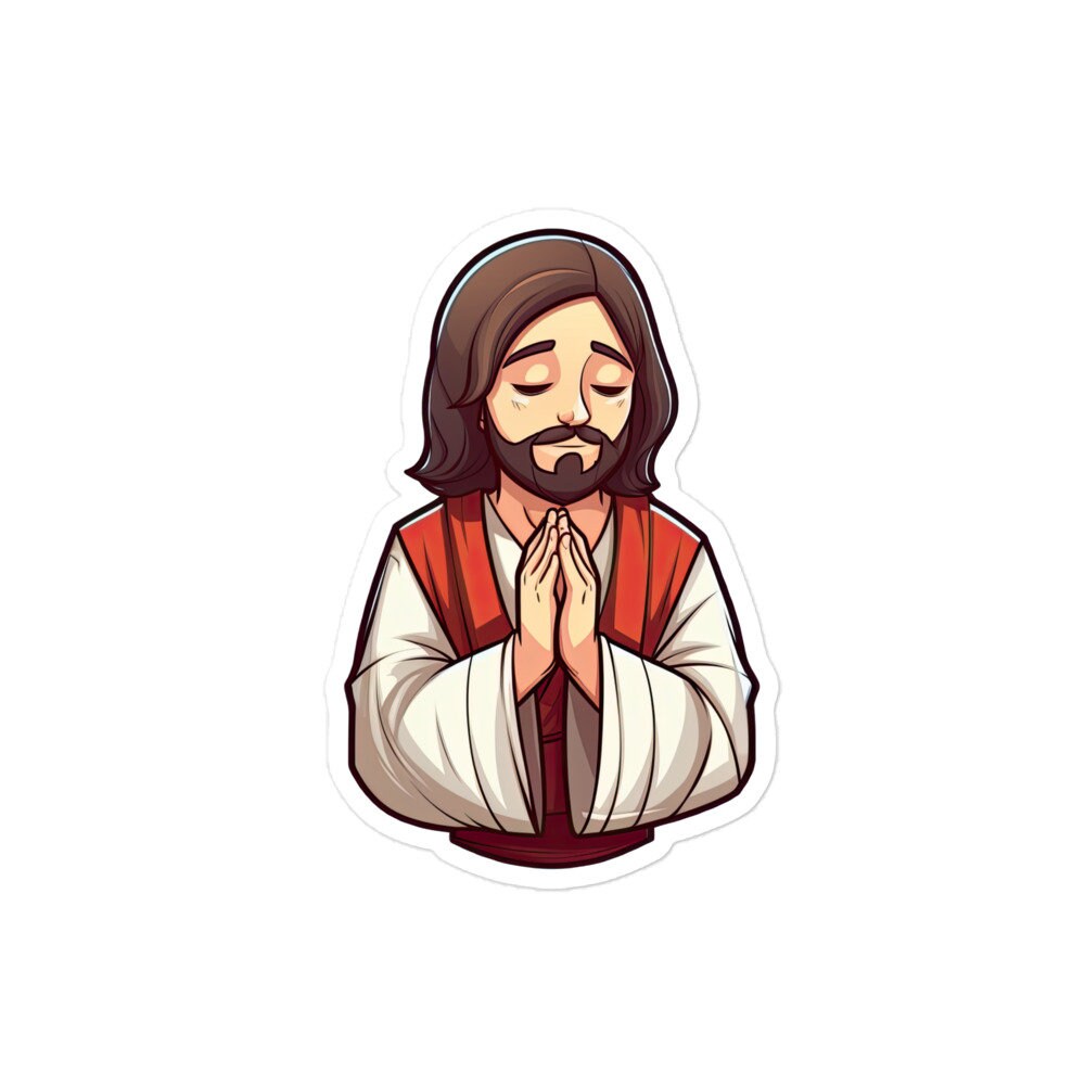 Heavenly Light of Jesus Christ Decal for Sacred Decor Cute Jesus ...