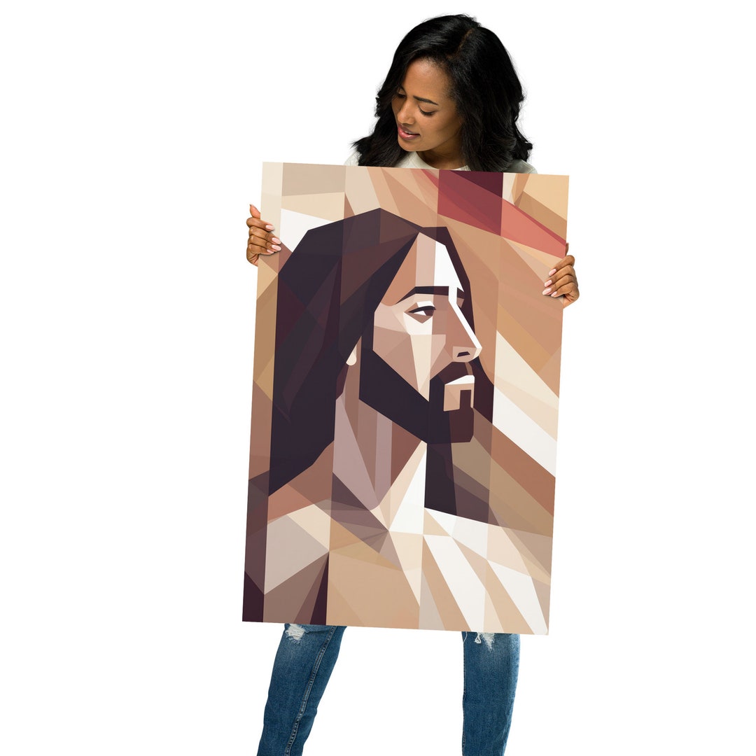 Savior's Serenity: Jesus Poster | Christ the King | Easter Resurrection ...