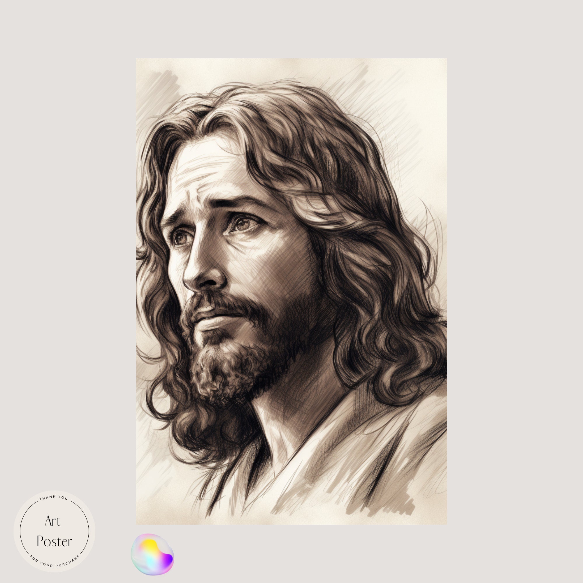 Jesus Christ Portrait Art to Show Your Faith Beautiful - Etsy