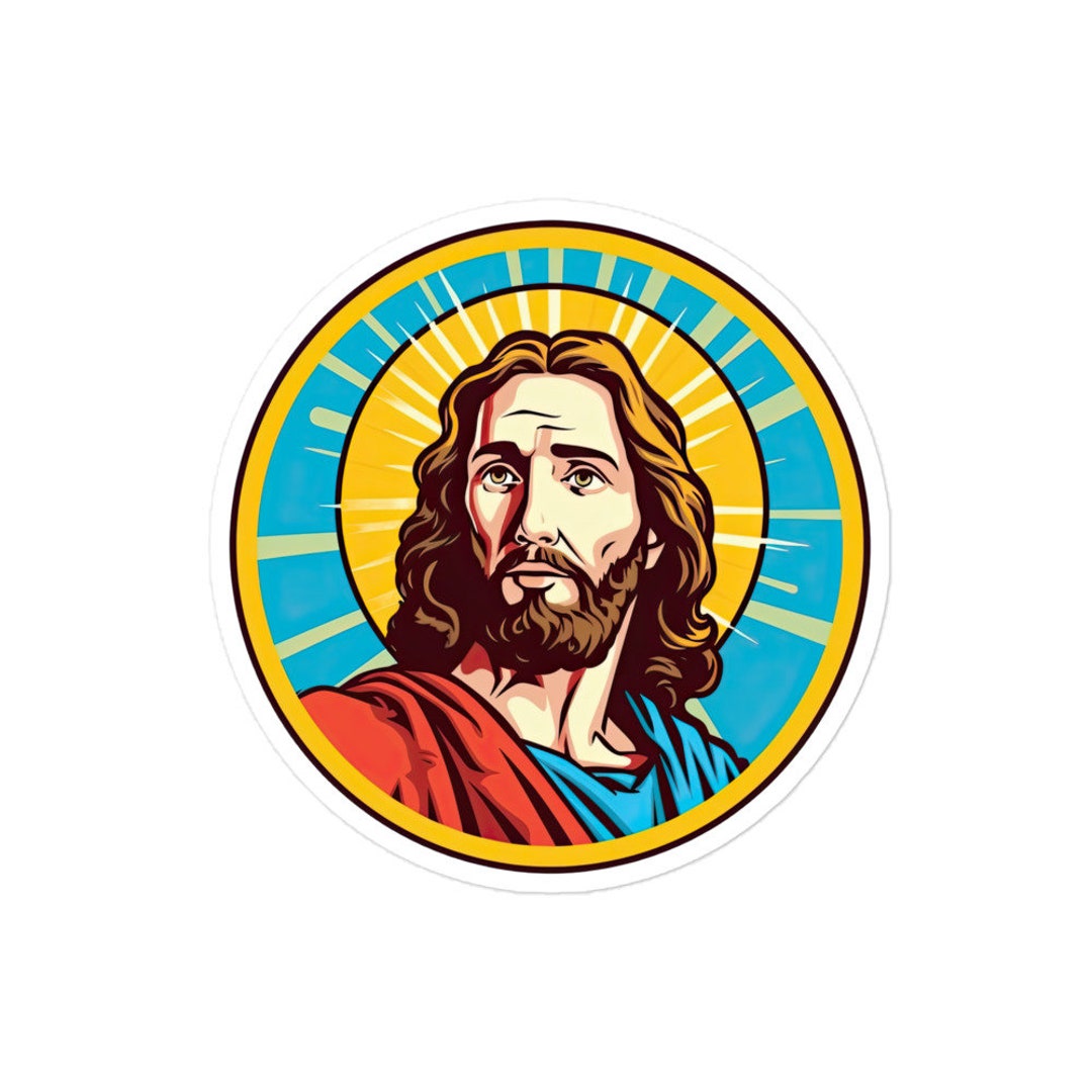 Jesus Christ Sticker Kiss-cut & Bubble-free Premium Stickers - Etsy