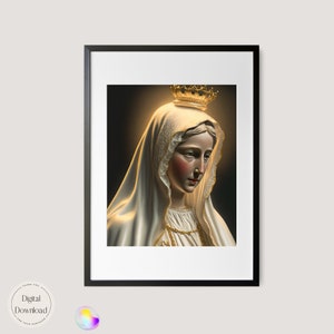 Marian Apparition Art Printables | Mother Mary Religious Printable Art ...