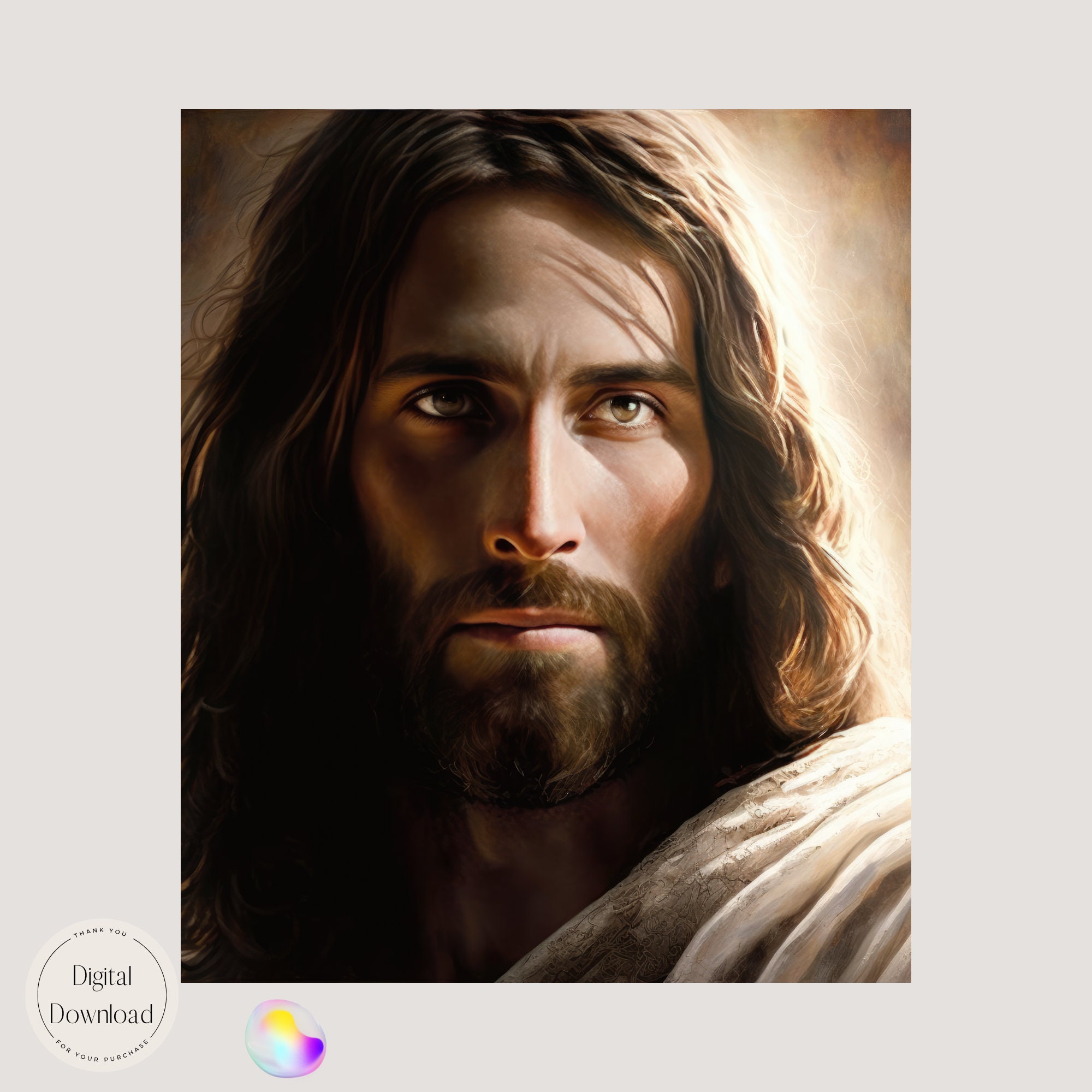 Jesus Christ Religious Printable Art 168 Instant Download - Etsy