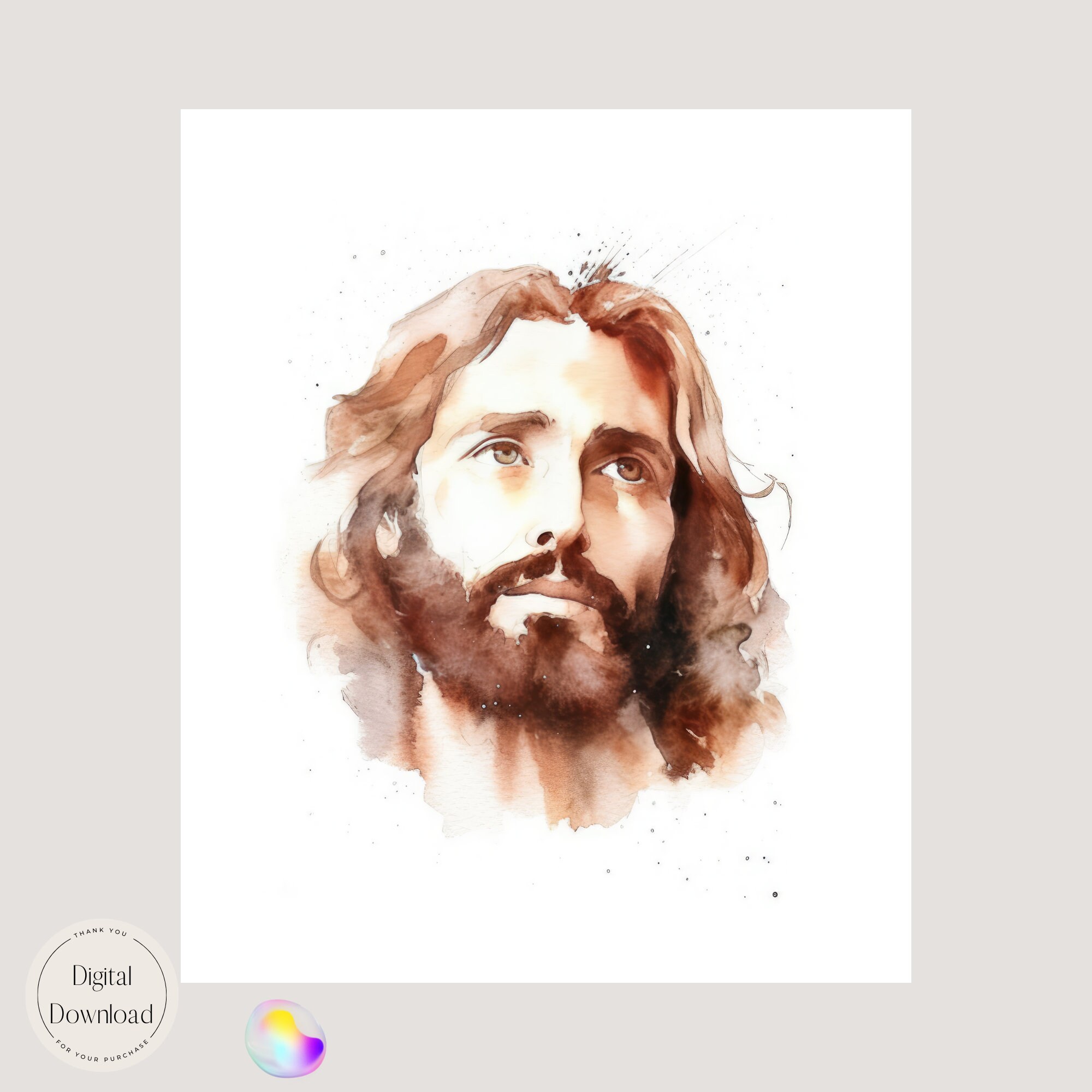 Jesus Christ Religious Printable Art 201 Instant Download - Etsy