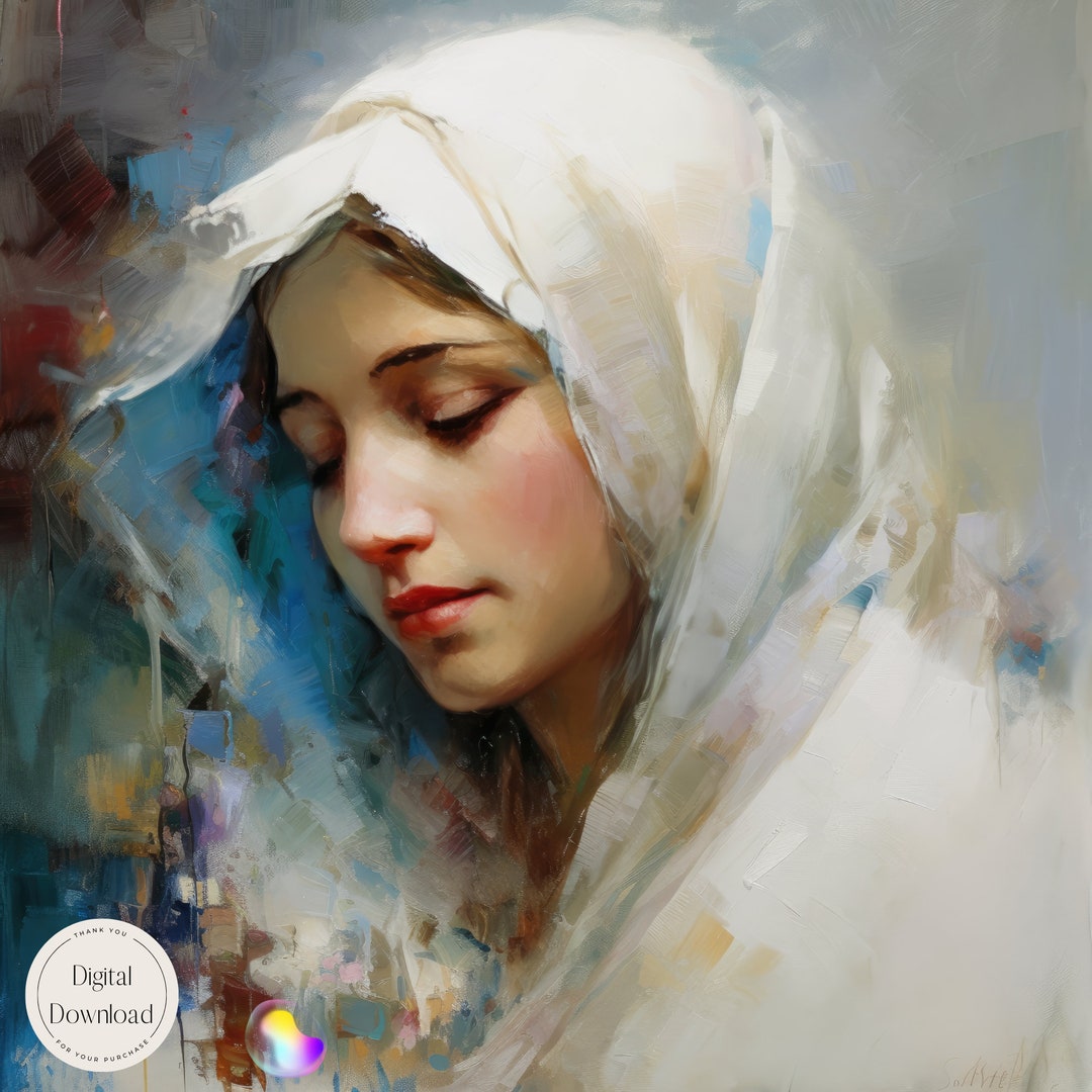 Mother Mary Religious Printable Art 376 | Instant Download | Our Lady ...