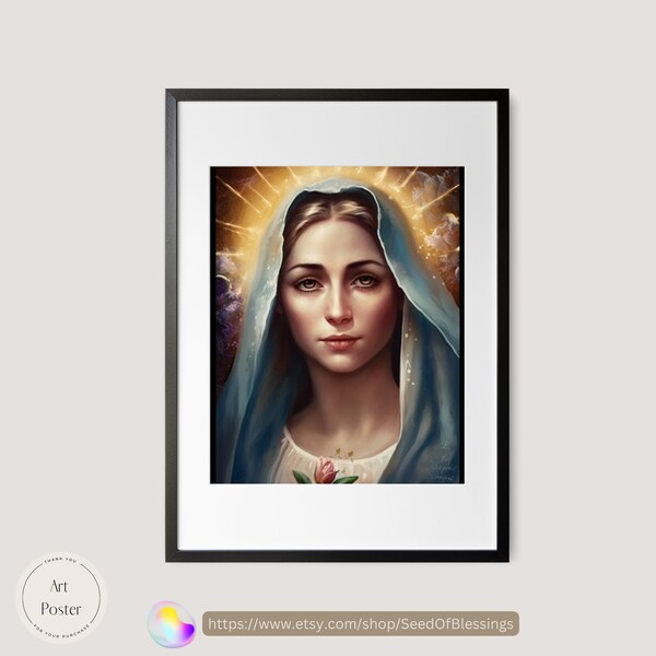 Our Lady of Fatima Poster - Etsy