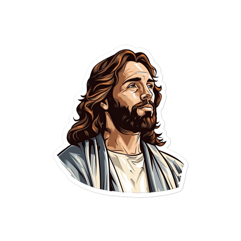 Jesus Christ Sticker Kiss-cut & Bubble-free Premium Stickers - Etsy
