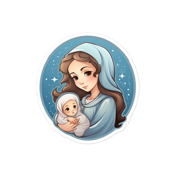 Mother Mary Stickers - Etsy