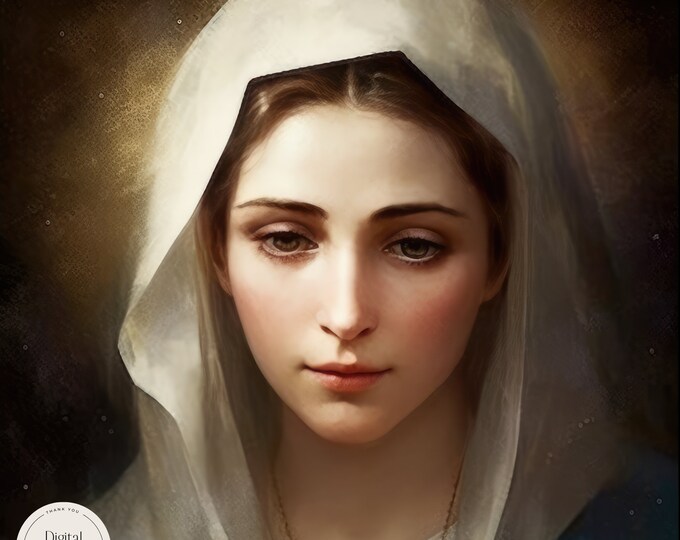Catholic Marian Icon Printables | Mother Mary Religious Printable Art ...