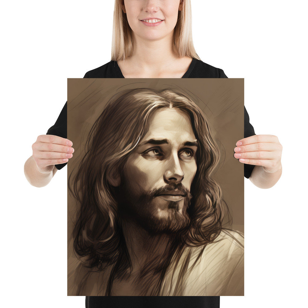 Jesus Christ Portrait, Art to Show Your Faith, Beautiful Addition to ...