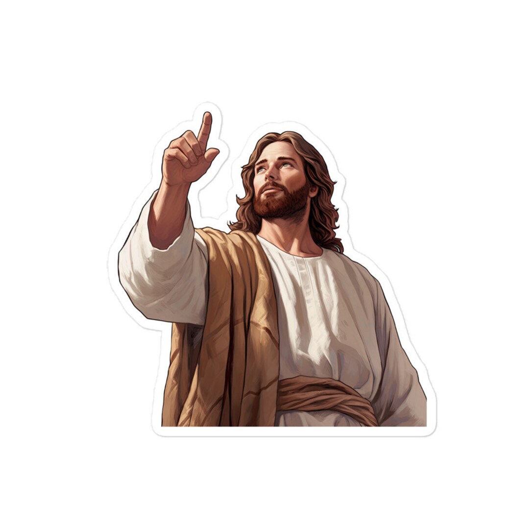 Holy Christ Sticker for Spiritual Accessories Cute Jesus Sticker ...
