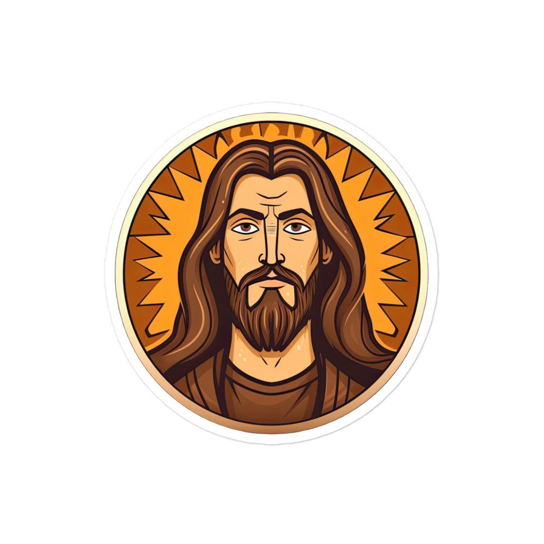 Jesus Christ Sticker | Kiss-cut & Bubble-free Premium Stickers - Etsy