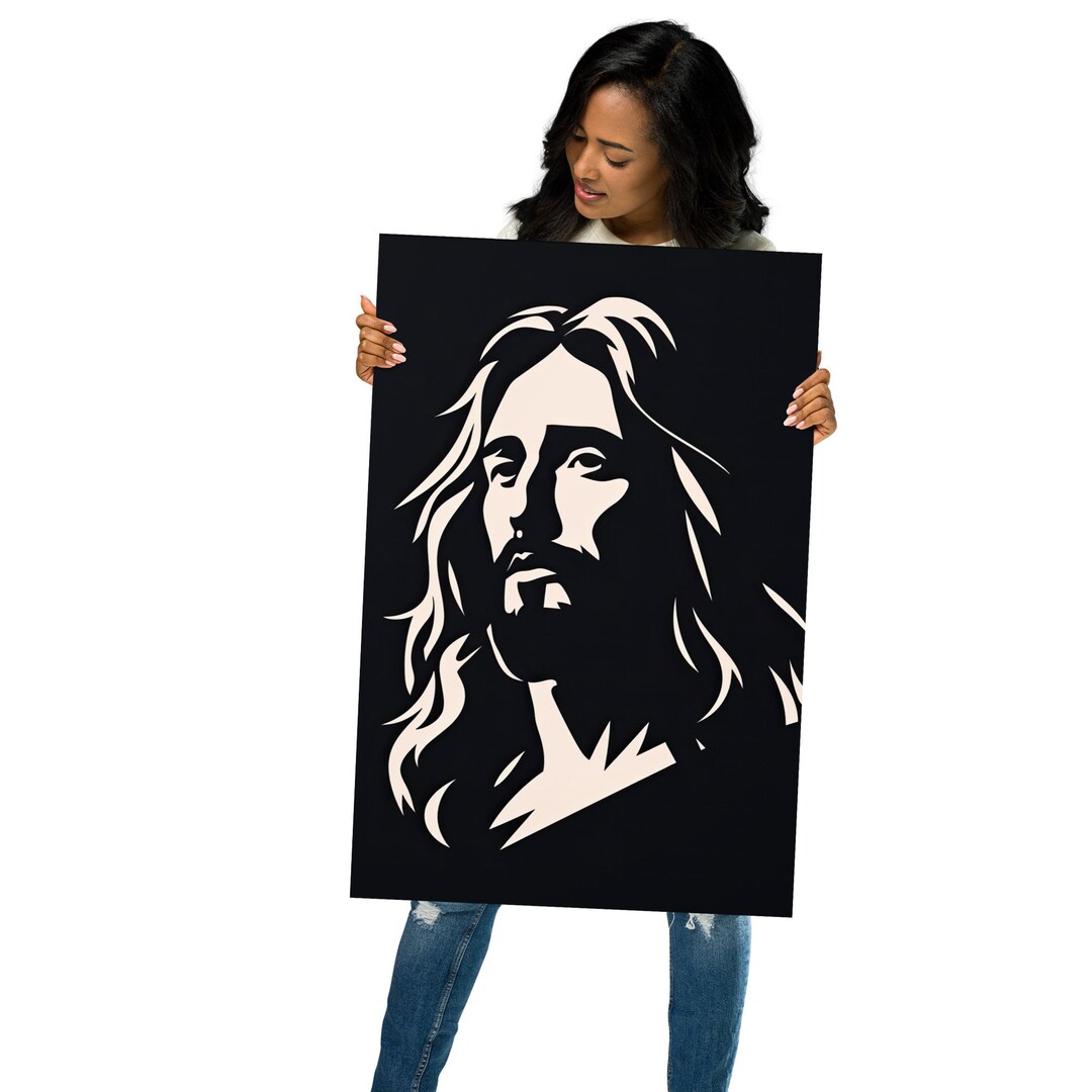 Heavenly Reflections: Jesus Christ Wall Art – Perfect for Creating a ...