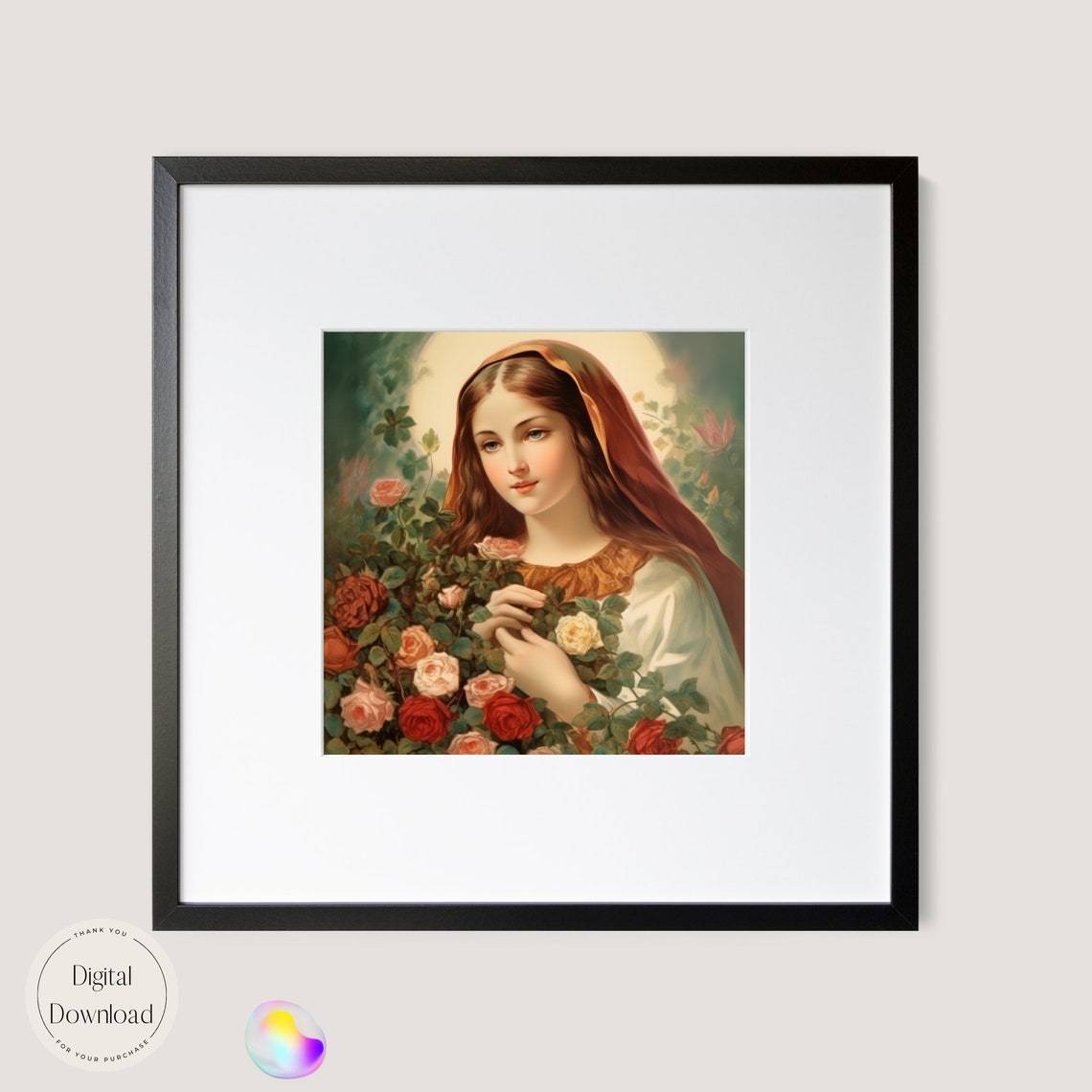 Miracle of Mary Printable Images Divine Mother Mary Graceful Prints ...