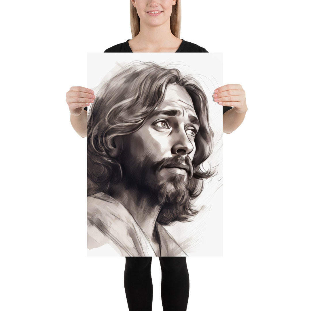Jesus Christ Portrait, Art to Show Your Faith, Beautiful Addition to ...