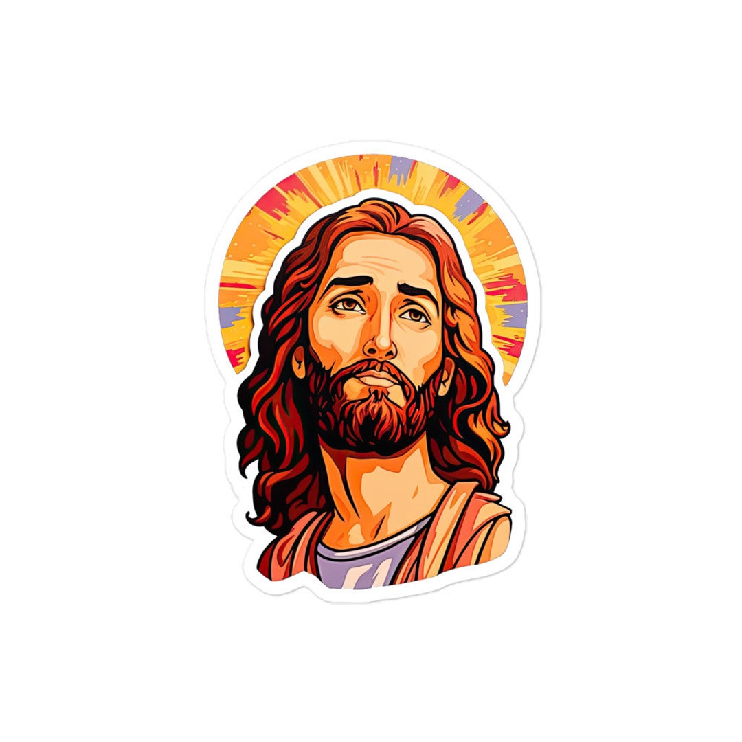 Miraculous Healing of Jesus Christ Decal for Comfort and Peace Cute ...