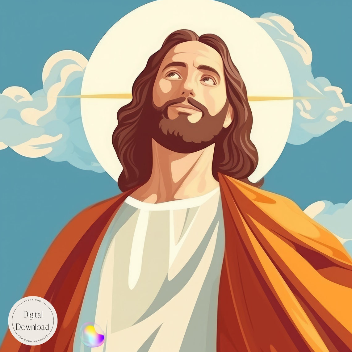 Jesus Christ Religious Printable Art 192 | Instant Download | Messiah's ...