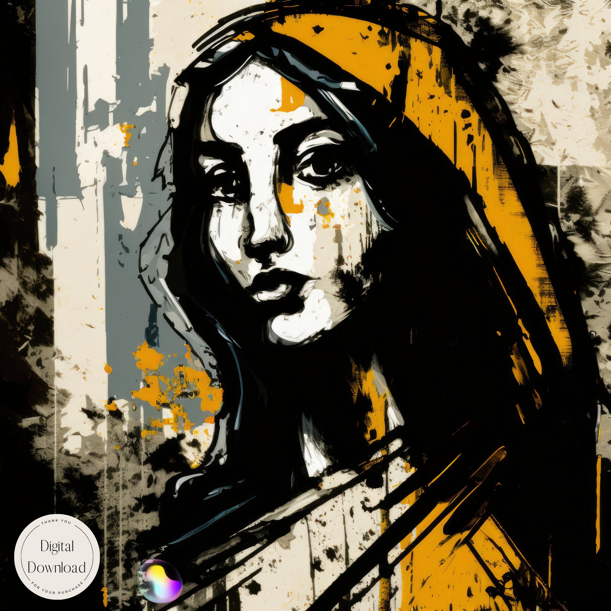 Mystical Virgin Mary Art Downloads Mother Mary Religious Printable Art ...