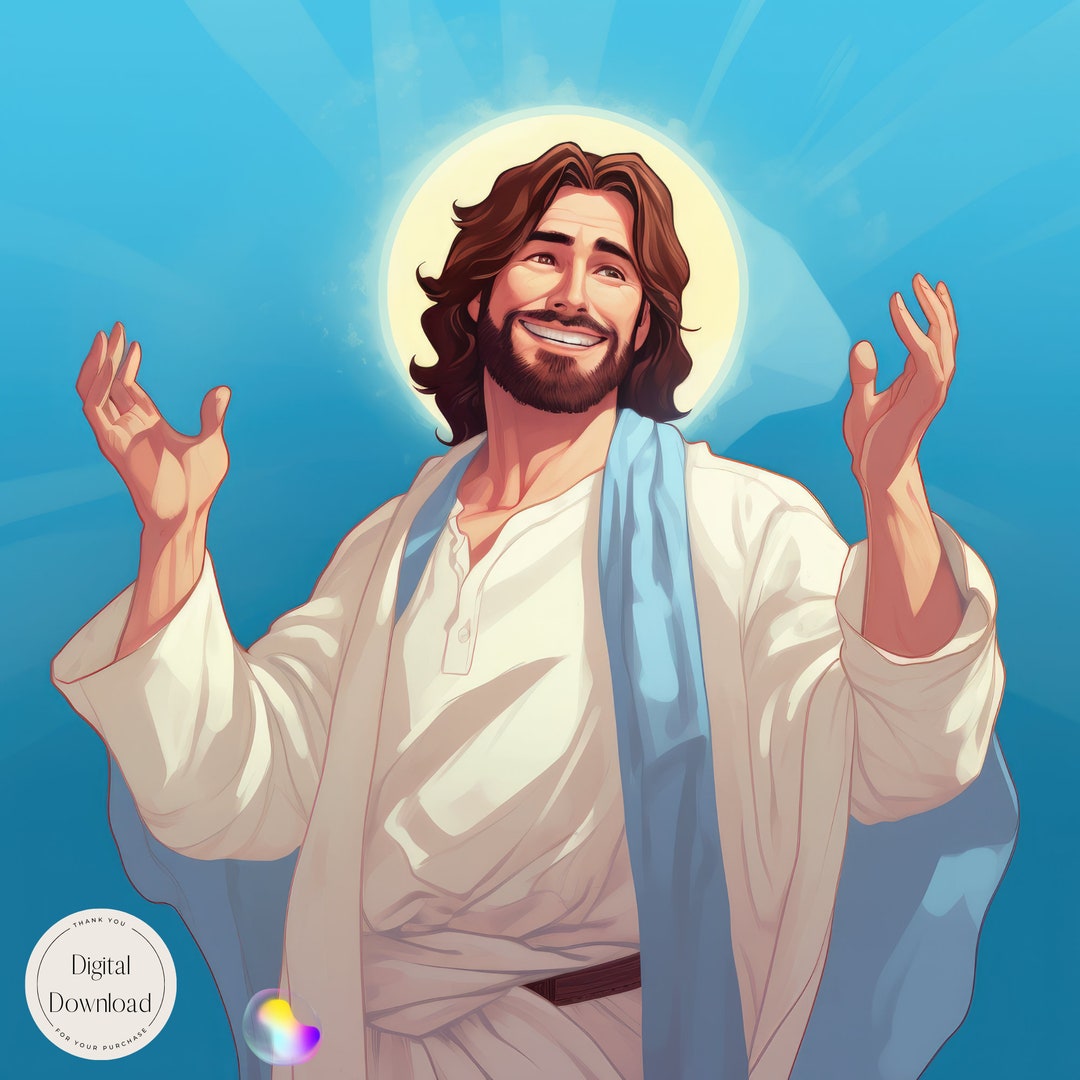 Jesus Christ Religious Printable Art 204 | Instant Download | Kingdom's ...