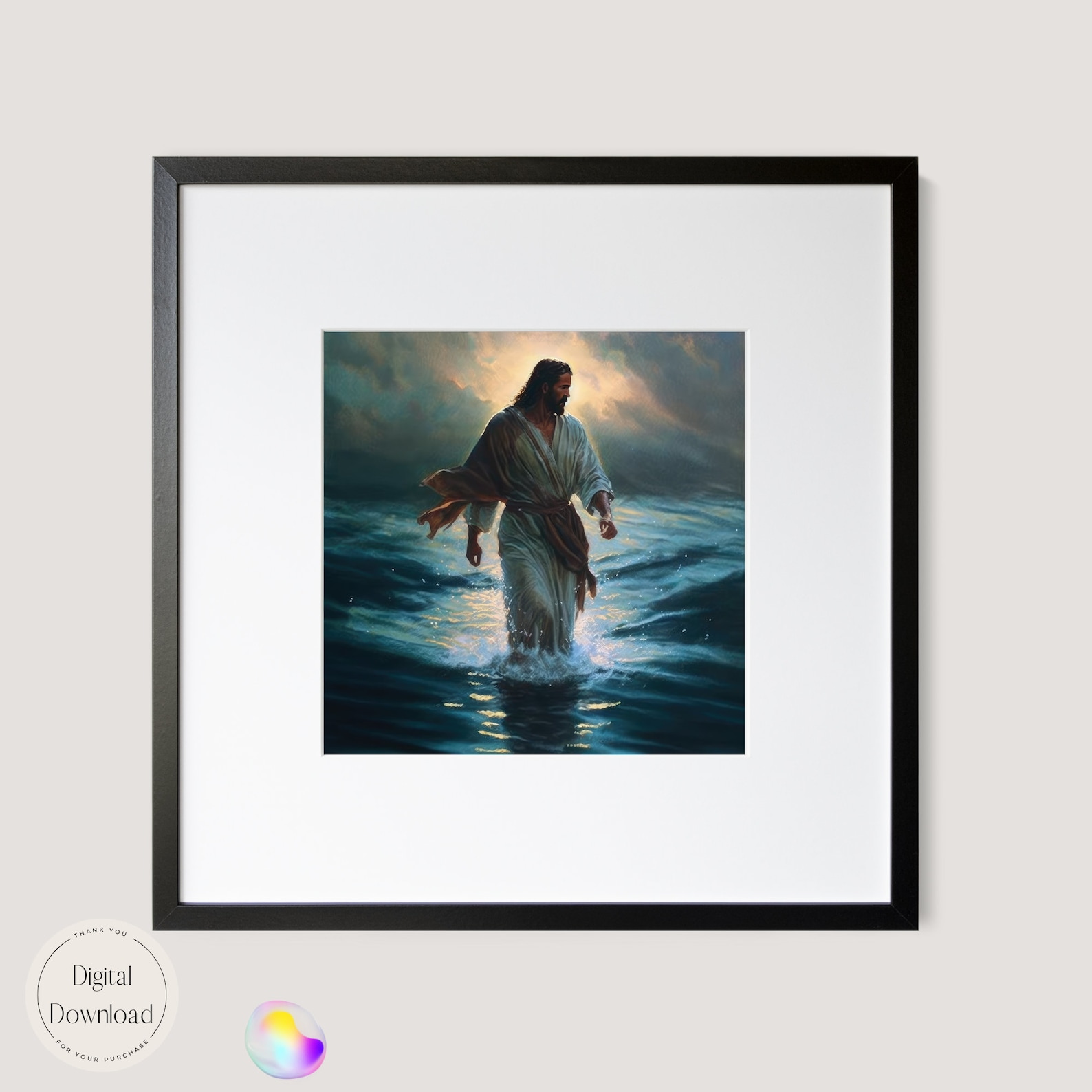 Jesus Christ Religious Printable Art 171 | Instant Download | Messiah's ...