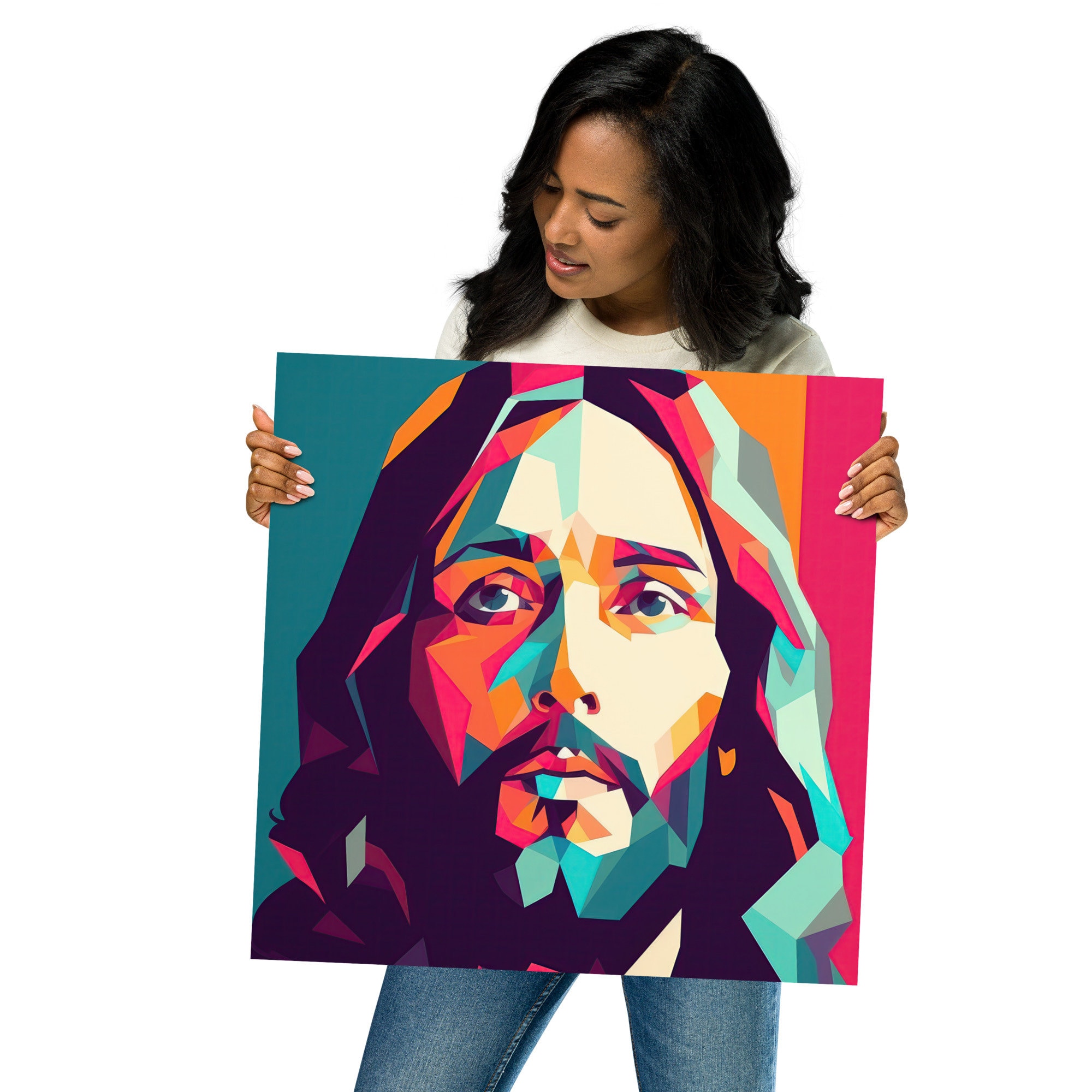 Jesus Christ, Light of Hope: Religious Poster Christmas Miracle Easter ...